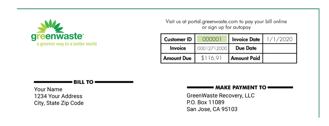 Bill Pay - GreenWaste