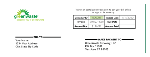 Bill Pay - GreenWaste